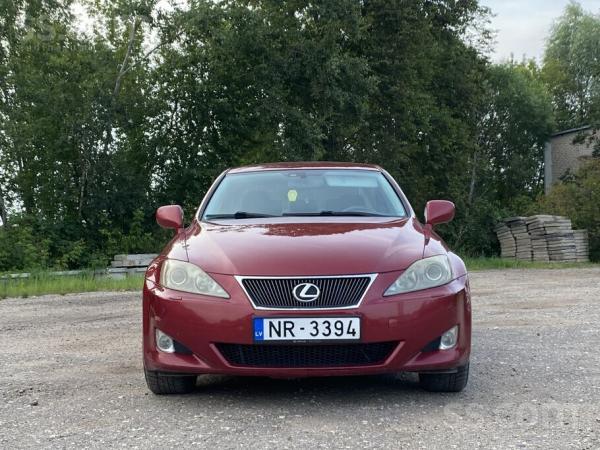 Sarkans Lexus IS 2006 Preiļi, ar dzinēja tilpumu 2.20 L un nobraukumu 405 tūkst. km par 2850 €, foto 5 vietnē AUTOMOTO.COM.LV
