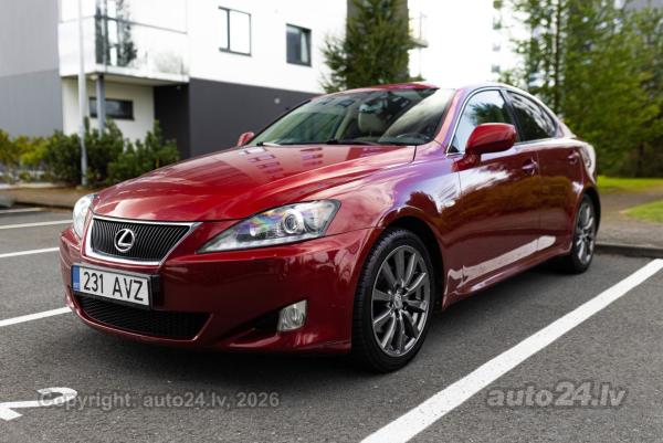 Lexus IS 2006 in Tallinn on AUTOMOTO.COM.LV Red Lexus IS 2006 in Tallinn, with an engine capacity of 2.50 L and mileage of 181 thousand km for 4999 €, photo 4 on AUTOMOTO.COM.LV