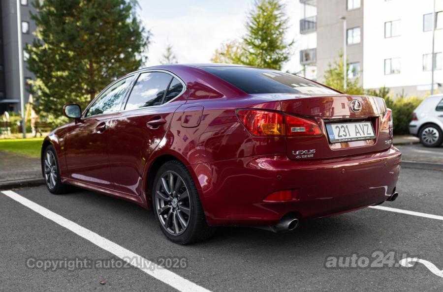 Red Lexus IS 2006 in Tallinn, with an engine capacity of 2.50 L and mileage of 181 thousand km for 4999 €, photo 6 on AUTOMOTO.COM.LV