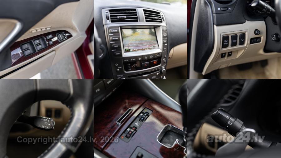 Red Lexus IS 2006 in Tallinn, with an engine capacity of 2.50 L and mileage of 181 thousand km for 4999 €, photo 23 on AUTOMOTO.COM.LV