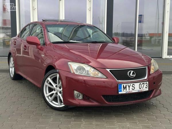 Sarkans Lexus IS 2007 Viļņa, ar dzinēja tilpumu 2.50 L un nobraukumu 108 tūkst. km par 5500 €, foto 1 vietnē AUTOMOTO.COM.LV