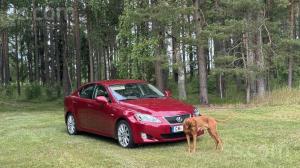 Red Lexus IS 2007 in Riga, with an engine capacity of 2.50 L and mileage of 160 thousand km for 6500 €, photo 12 on AUTOMOTO.COM.LV