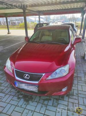 Красный Лексус ИС 2007 в Рига, объемом двигателя 2.50 л и пробегом 273 тыс. км за 3000 €, фото  на AUTOMOTO.COM.LV