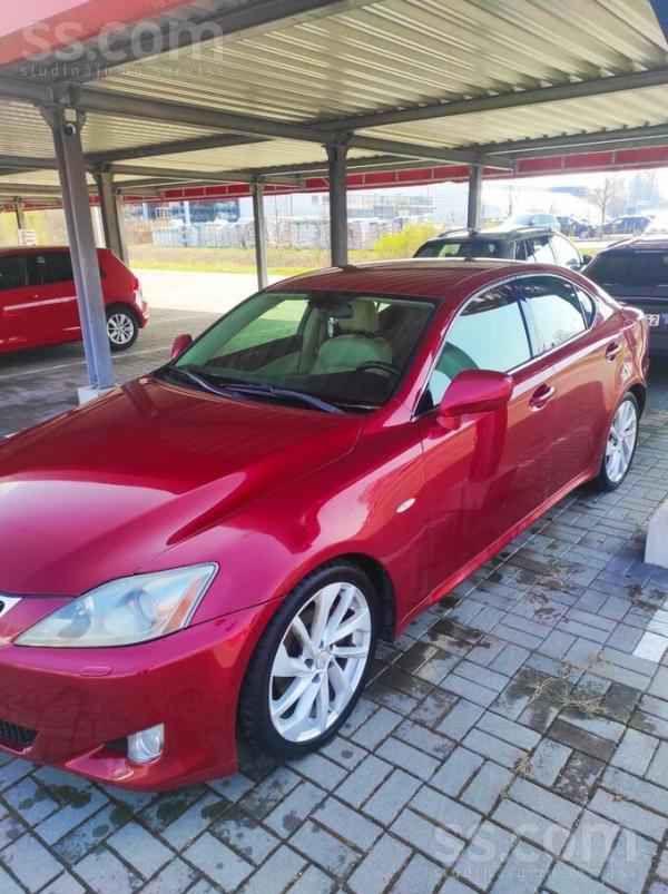 Sarkans Lexus IS 2007 Rīga, ar dzinēja tilpumu 2.50 L un nobraukumu 273 tūkst. km par 3000 €, foto 2 vietnē AUTOMOTO.COM.LV