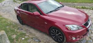 Red Lexus IS 2007 in Riga, with an engine capacity of 2.50 L and mileage of 201 thousand km for 5000 €, photo 3 on AUTOMOTO.COM.LV