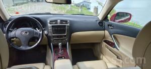 Red Lexus IS 2007 in Riga, with an engine capacity of 2.50 L and mileage of 201 thousand km for 5000 €, photo 9 on AUTOMOTO.COM.LV