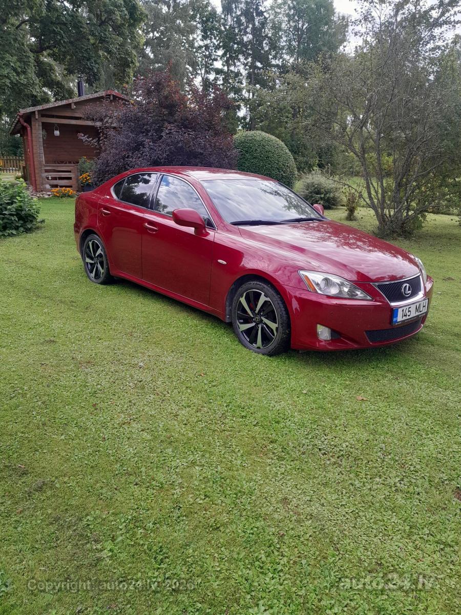 Sarkans Lexus IS 2008 Rakvere, ar dzinēja tilpumu 2.50 L un nobraukumu 224 tūkst. km par 6999 €, foto 1 vietnē AUTOMOTO.COM.LV
