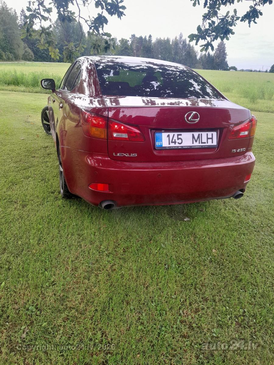 Sarkans Lexus IS 2008 Rakvere, ar dzinēja tilpumu 2.50 L un nobraukumu 224 tūkst. km par 6999 €, foto 8 vietnē AUTOMOTO.COM.LV