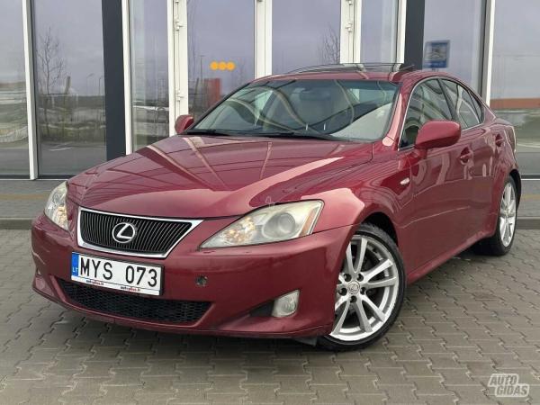 Sarkans Lexus IS 2010 Viļņa, ar dzinēja tilpumu 2.50 L un nobraukumu 108 tūkst. km par 4900 €, foto 3 vietnē AUTOMOTO.COM.LV