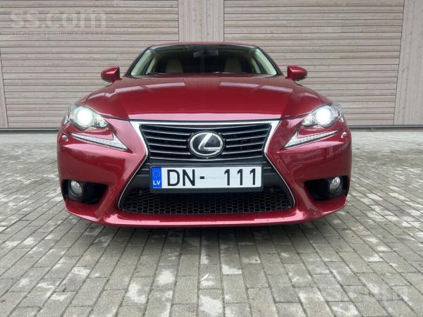 Sarkans Lexus IS 2014 Jelgava, ar dzinēja tilpumu 2.50 L un nobraukumu 130 tūkst. km par 13900 €, foto 3 vietnē AUTOMOTO.COM.LV