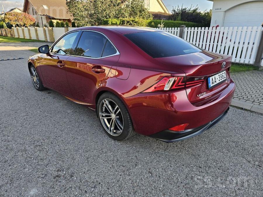 Sarkans Lexus IS 2015 Rīga, ar dzinēja tilpumu 2.50 L un nobraukumu 0 tūkst. km par 18800 €, foto 3 vietnē AUTOMOTO.COM.LV