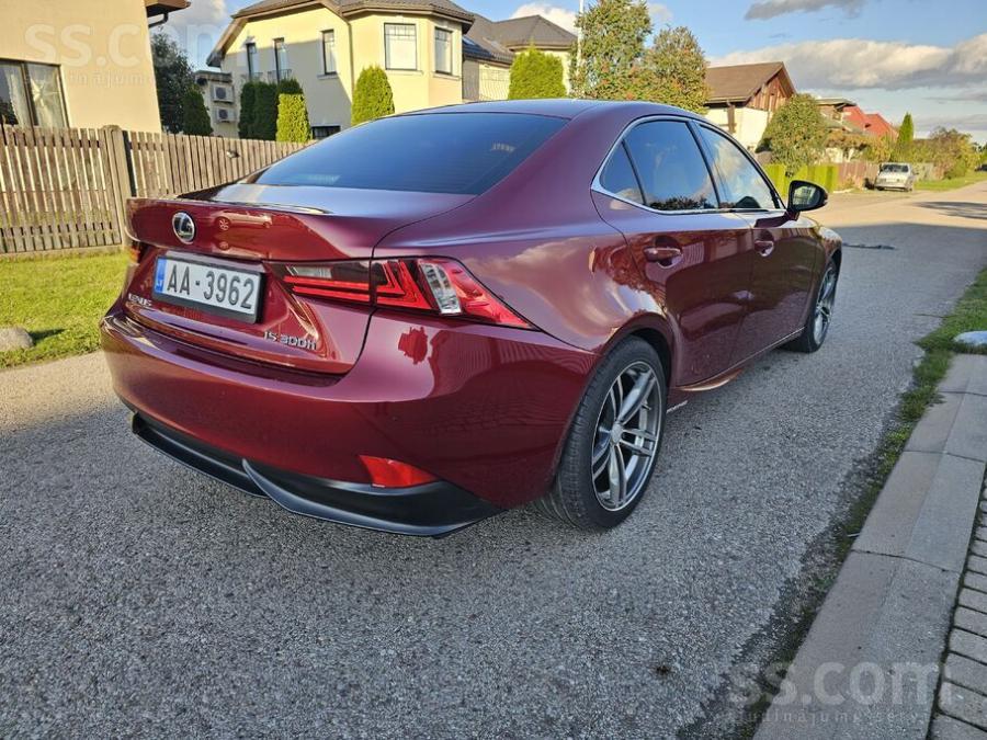 Sarkans Lexus IS 2015 Rīga, ar dzinēja tilpumu 2.50 L un nobraukumu 0 tūkst. km par 18800 €, foto 5 vietnē AUTOMOTO.COM.LV