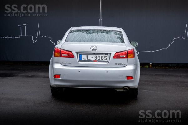 Lexus IS 2006 Rīga, ar dzinēja tilpumu 2.20 L un nobraukumu 355 tūkst. km par 4490 €, foto 8 vietnē AUTOMOTO.COM.LV