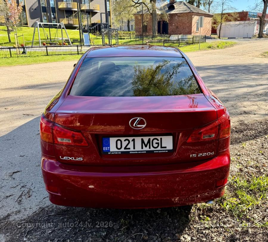 Lexus IS 2006 Tallina, ar dzinēja tilpumu 2.20 L un nobraukumu 225 tūkst. km par 3999 €, foto 24 vietnē AUTOMOTO.COM.LV