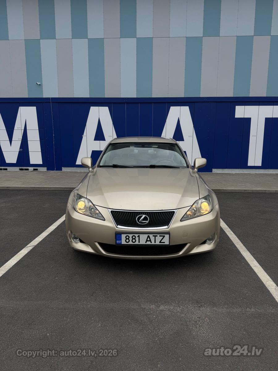 Lexus IS 2006 Tallina, ar dzinēja tilpumu 2.20 L un nobraukumu 268 tūkst. km par 2398 €, foto 1 vietnē AUTOMOTO.COM.LV