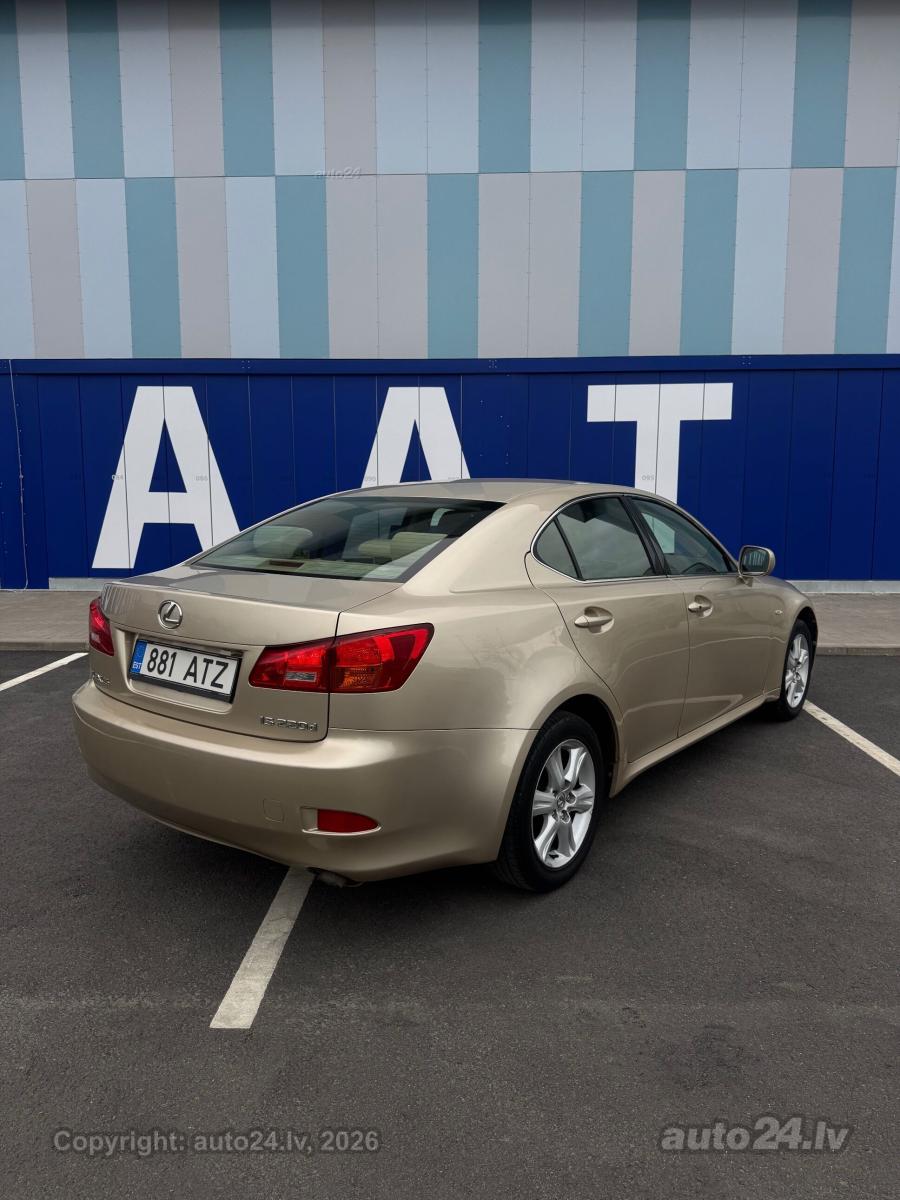 Lexus IS 2006 Tallina, ar dzinēja tilpumu 2.20 L un nobraukumu 268 tūkst. km par 2398 €, foto 7 vietnē AUTOMOTO.COM.LV