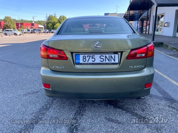 Lexus IS 2006 Tallina, ar dzinēja tilpumu 2.20 L un nobraukumu 224 tūkst. km par 4190 €, foto 6 vietnē AUTOMOTO.COM.LV
