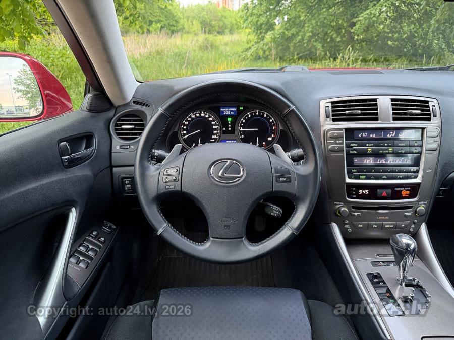Lexus IS 2007 in Tallinn, with an engine capacity of 2.50 L and mileage of 206 thousand km for 5395 €, photo 14 on AUTOMOTO.COM.LV
