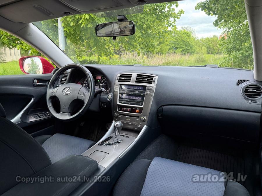 Lexus IS 2007 in Tallinn, with an engine capacity of 2.50 L and mileage of 206 thousand km for 5395 €, photo 20 on AUTOMOTO.COM.LV