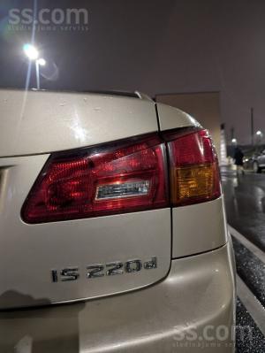 Lexus IS 2007 Dobele, ar dzinēja tilpumu 2.20 L un nobraukumu 392 tūkst. km par 2500 €, foto  vietnē AUTOMOTO.COM.LV