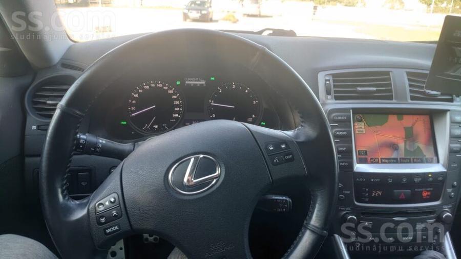 Lexus IS 2007 Rīga, ar dzinēja tilpumu 2.20 L un nobraukumu 378 tūkst. km par 2850 €, foto 13 vietnē AUTOMOTO.COM.LV