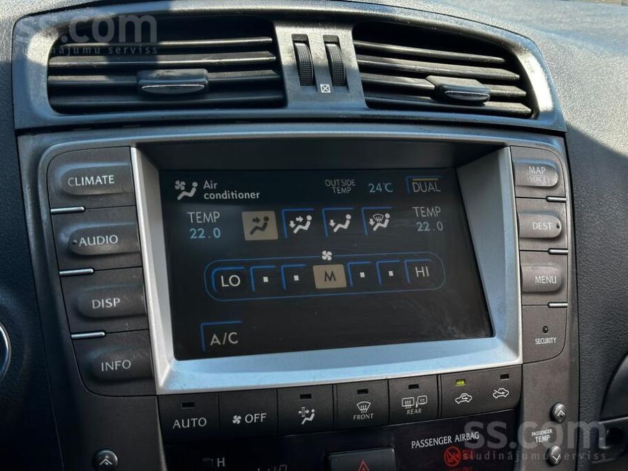 Lexus IS 2007 Jelgava, ar dzinēja tilpumu 2.20 L un nobraukumu 0 tūkst. km par 2300 €, foto 17 vietnē AUTOMOTO.COM.LV