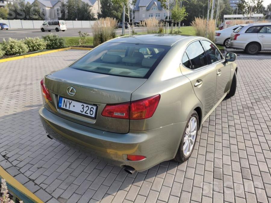 Lexus IS 2008 Rīga, ar dzinēja tilpumu 2.50 L un nobraukumu 280 tūkst. km par 5500 €, foto 7 vietnē AUTOMOTO.COM.LV