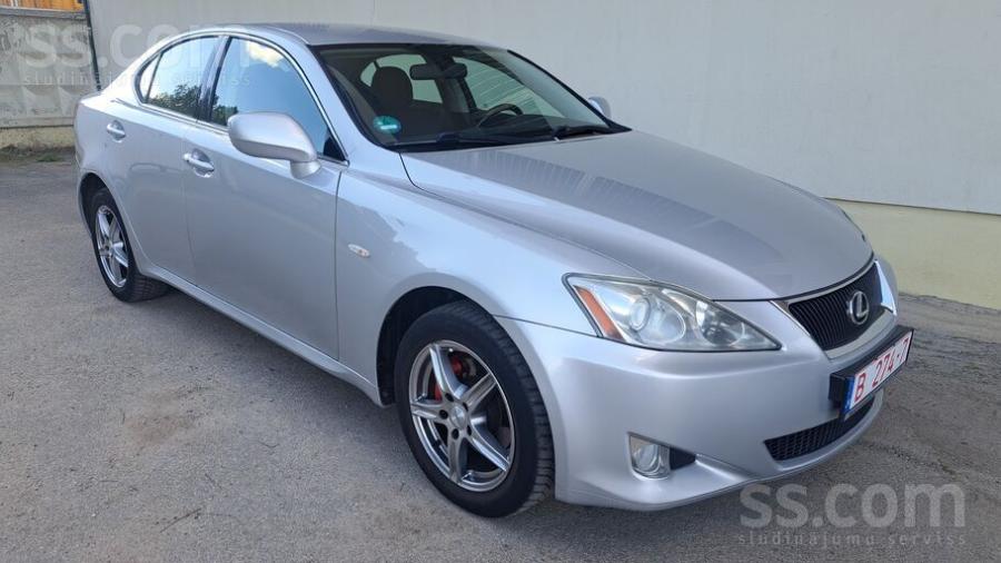 Lexus IS 2009 in Ogre, with an engine capacity of 2.20 L and mileage of 206 thousand km for 4550 €, photo 1 on AUTOMOTO.COM.LV