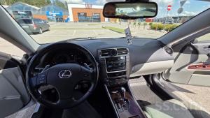 White Lexus IS 2007 in Riga, with an engine capacity of 2.50 L and mileage of 196 thousand km for 6000 €, photo 17 on AUTOMOTO.COM.LV