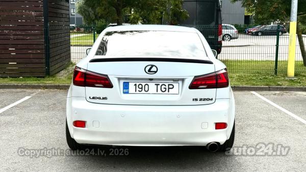 White Lexus IS 2007 in Tallinn, with an engine capacity of 2.20 L and mileage of 302 thousand km for 3599 €, photo 5 on AUTOMOTO.COM.LV