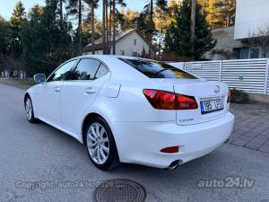 White Lexus IS 2008 in Tallinn, with an engine capacity of 2.50 L and mileage of 188 thousand km for 7990 €, photo 5 on AUTOMOTO.COM.LV