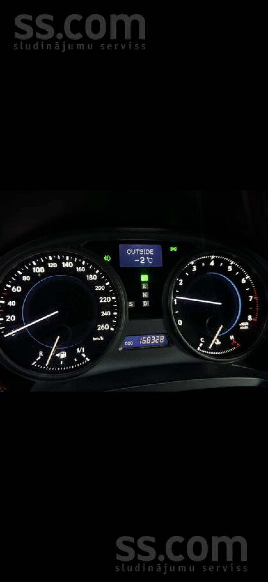 White Lexus IS 2008 in Riga, with an engine capacity of 2.50 L and mileage of 173 thousand km for 2200 €, photo 6 on AUTOMOTO.COM.LV