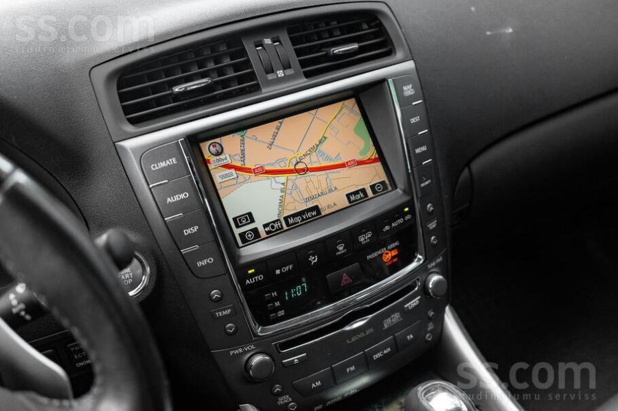 Balts Lexus IS 2009 Rīga, ar dzinēja tilpumu 2.50 L un nobraukumu 225 tūkst. km par 5200 €, foto 9 vietnē AUTOMOTO.COM.LV