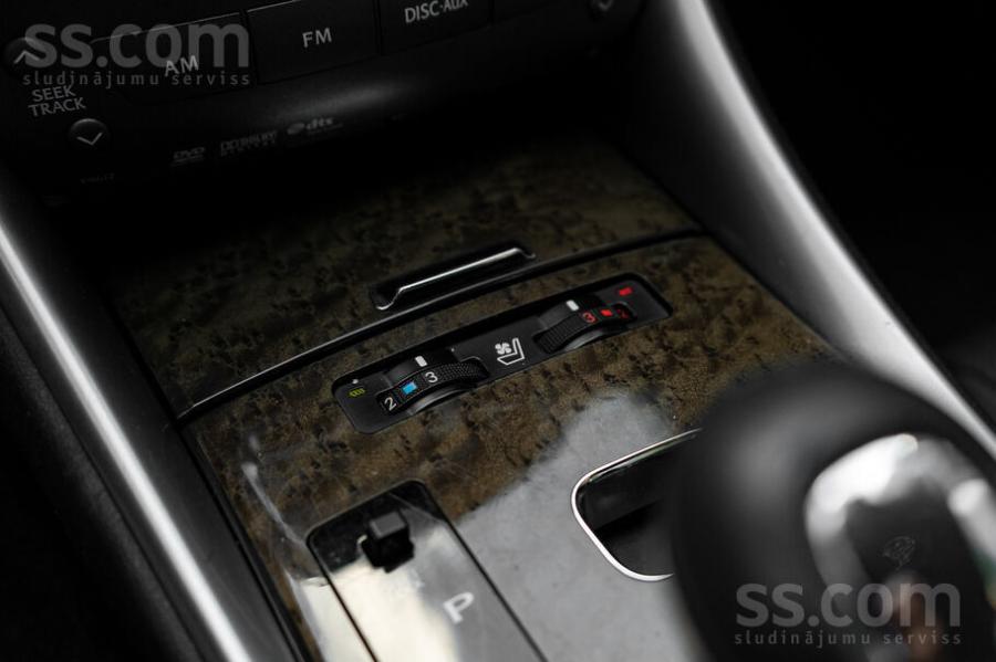 Balts Lexus IS 2009 Rīga, ar dzinēja tilpumu 2.50 L un nobraukumu 225 tūkst. km par 5200 €, foto 20 vietnē AUTOMOTO.COM.LV