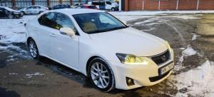 White Lexus IS 2010 in Riga, with an engine capacity of 2.50 L and mileage of 306 thousand km for 5500 €, photo 2 on AUTOMOTO.COM.LV