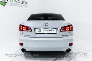 White Lexus IS 2010 in Tallinn, with an engine capacity of 2.50 L and mileage of 160 thousand km for 8290 €, photo 8 on AUTOMOTO.COM.LV