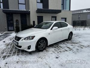 White Lexus IS 2013 in Tallinn, with an engine capacity of 2.50 L and mileage of 119 thousand km for 13900 €, photo 2 on AUTOMOTO.COM.LV