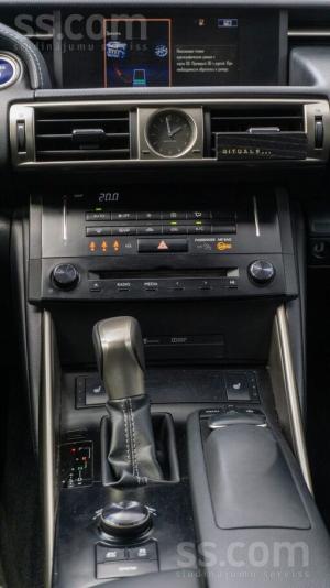 Balts Lexus IS 2013 Rīga, ar dzinēja tilpumu 2.50 L un nobraukumu 191 tūkst. km par 13990 €, foto 14 vietnē AUTOMOTO.COM.LV