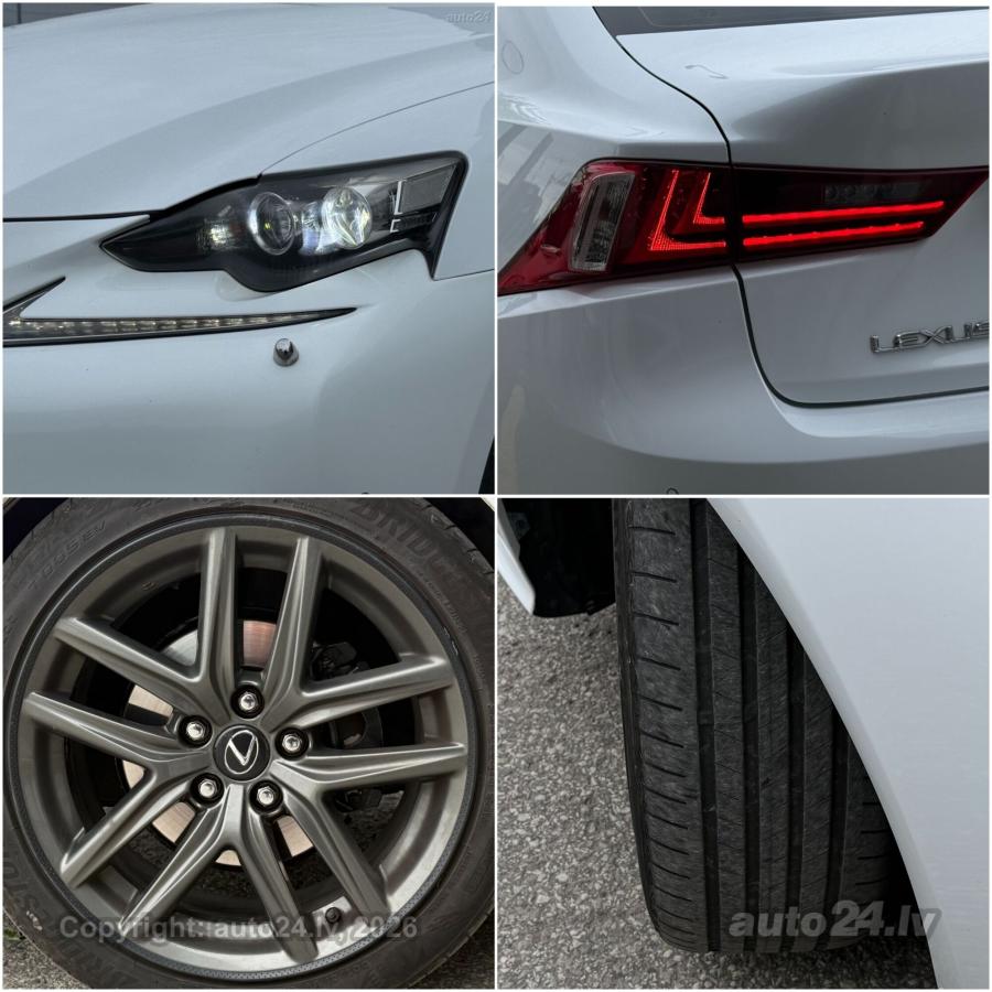White Lexus IS 2014 in Tartu, with an engine capacity of 2.50 L and mileage of 137 thousand km for 17900 €, photo 18 on AUTOMOTO.COM.LV