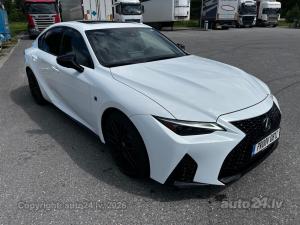White Lexus IS 2024 in Tallinn, with an engine capacity of 5.00 L and mileage of 16 thousand km for 65000 €, photo 4 on AUTOMOTO.COM.LV