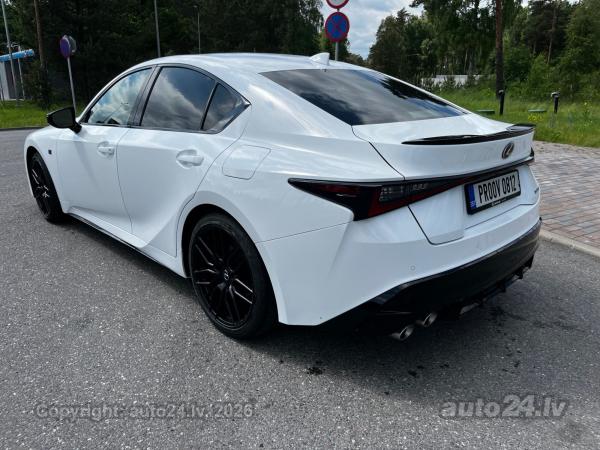 White Lexus IS 2024 in Tallinn, with an engine capacity of 5.00 L and mileage of 16 thousand km for 65000 €, photo 5 on AUTOMOTO.COM.LV