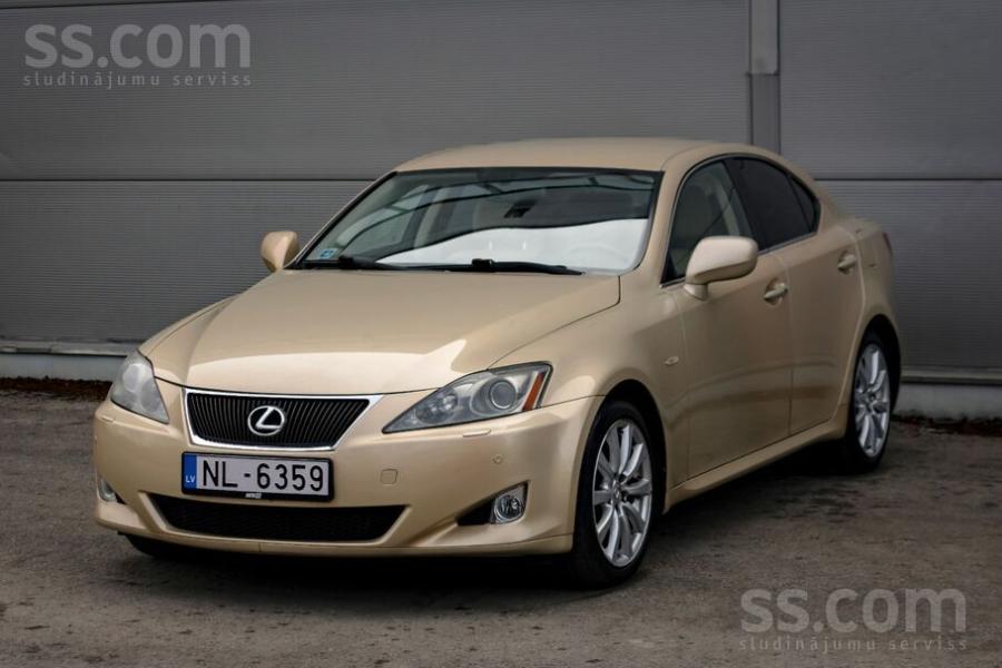 Dzeltens Lexus IS 2006 Rīga, ar dzinēja tilpumu 2.50 L un nobraukumu 0 tūkst. km par 5490 €, foto 1 vietnē AUTOMOTO.COM.LV
