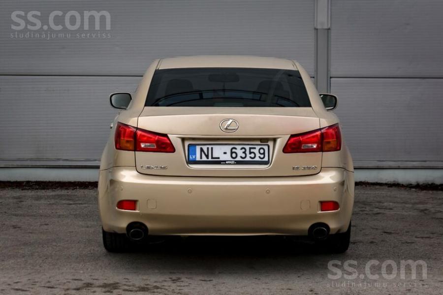 Dzeltens Lexus IS 2006 Rīga, ar dzinēja tilpumu 2.50 L un nobraukumu 0 tūkst. km par 5490 €, foto 5 vietnē AUTOMOTO.COM.LV