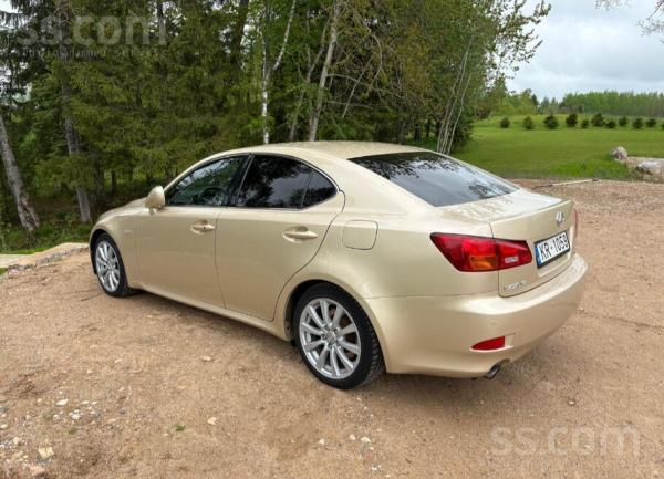 Dzeltens Lexus IS 2008 Rīga, ar dzinēja tilpumu 2.50 L un nobraukumu 203 tūkst. km par 5350 €, foto 2 vietnē AUTOMOTO.COM.LV