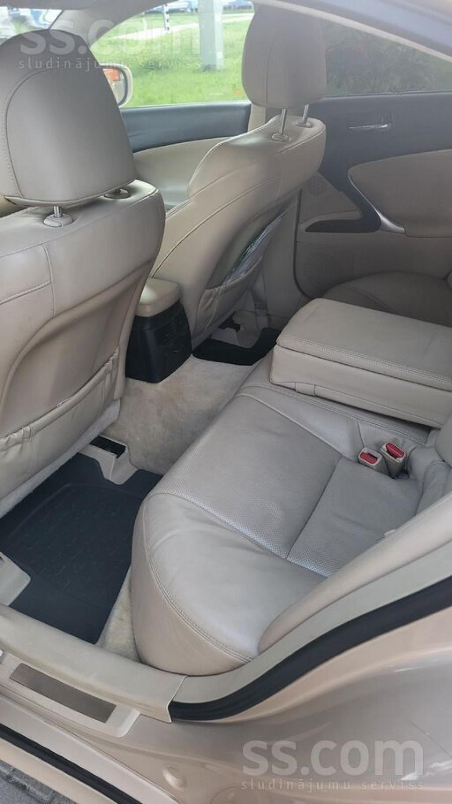 Dzeltens Lexus IS 2008 Rīga, ar dzinēja tilpumu 2.50 L un nobraukumu 203 tūkst. km par 5350 €, foto 8 vietnē AUTOMOTO.COM.LV