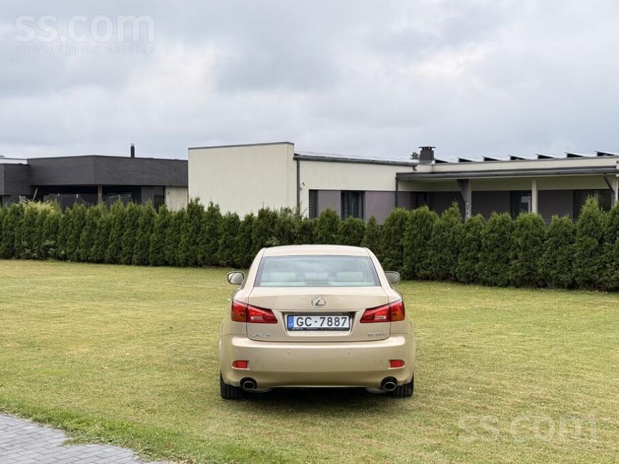 Dzeltens Lexus IS 2008 Rīga, ar dzinēja tilpumu 2.50 L un nobraukumu 172 tūkst. km par 5250 €, foto 6 vietnē AUTOMOTO.COM.LV