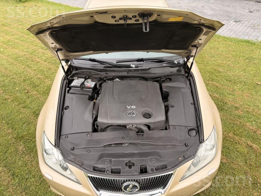 Dzeltens Lexus IS 2008 Rīga, ar dzinēja tilpumu 2.50 L un nobraukumu 172 tūkst. km par 5250 €, foto 11 vietnē AUTOMOTO.COM.LV