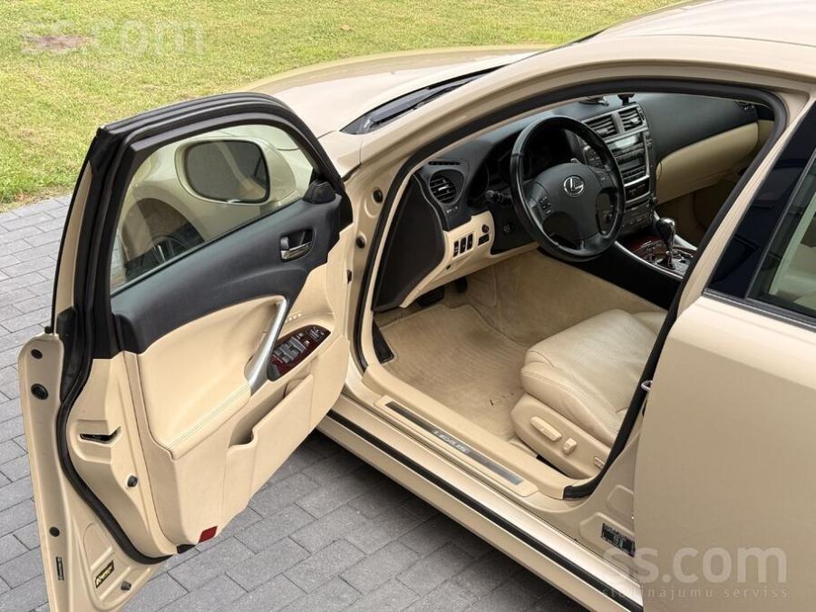 Dzeltens Lexus IS 2008 Rīga, ar dzinēja tilpumu 2.50 L un nobraukumu 172 tūkst. km par 5250 €, foto 15 vietnē AUTOMOTO.COM.LV
