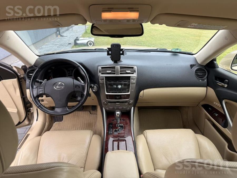 Dzeltens Lexus IS 2008 Rīga, ar dzinēja tilpumu 2.50 L un nobraukumu 172 tūkst. km par 5250 €, foto 17 vietnē AUTOMOTO.COM.LV