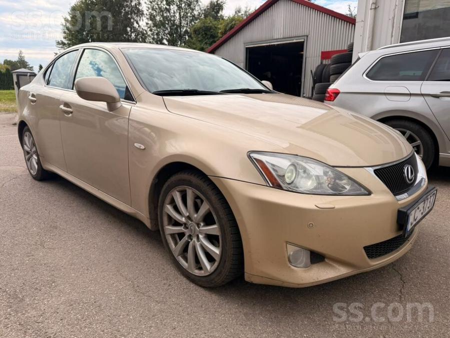 Dzeltens Lexus IS 2009 Rīga, ar dzinēja tilpumu 2.50 L un nobraukumu 268 tūkst. km par 3999 €, foto 1 vietnē AUTOMOTO.COM.LV